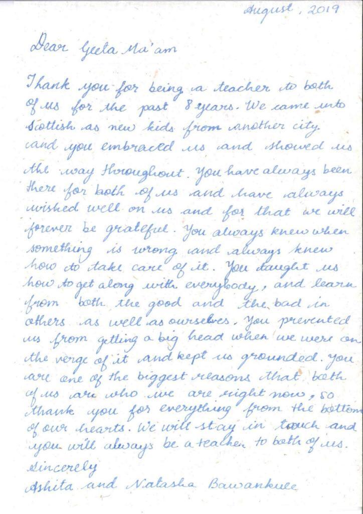 Parent Feedback Scottish High International School