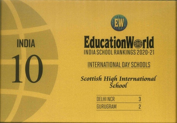 EducationWorld India School Rankings 2020-21 - Best School Award