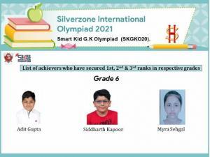 Silverzone International Olympiad 2021 - Securing the highest position