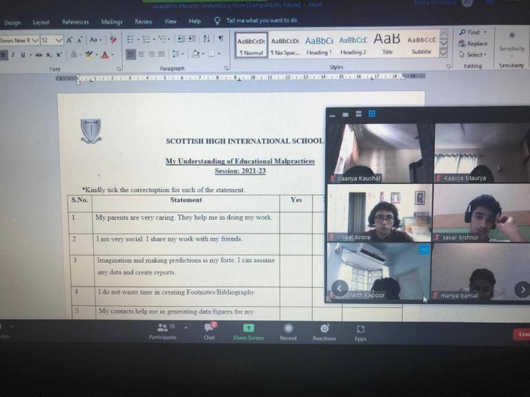 An online workshop on Academic Honesty & Citation