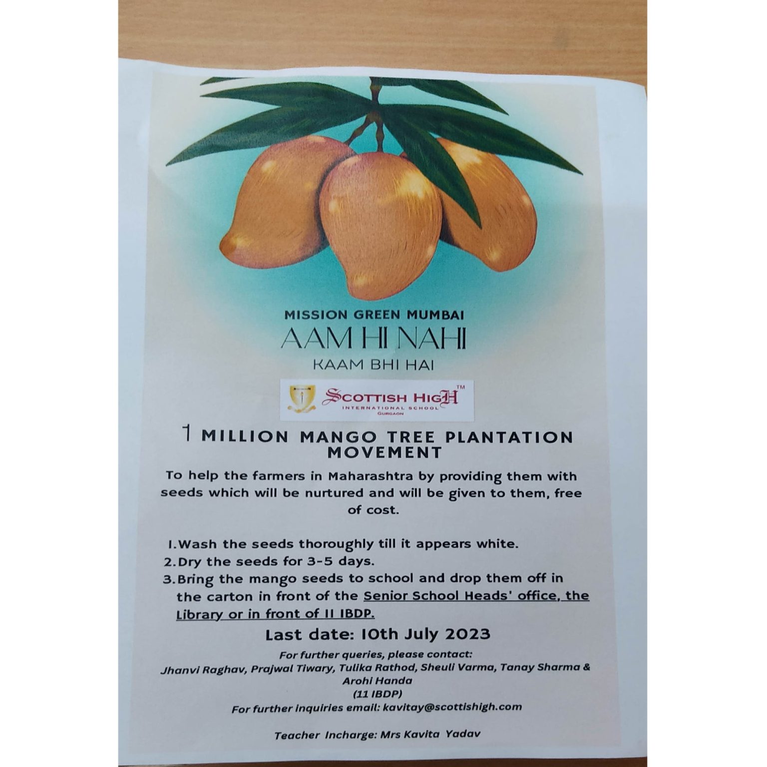 Aam hi Nahi Kaam Bhi: Mission Green Mumbai to Support One Million Tree ...