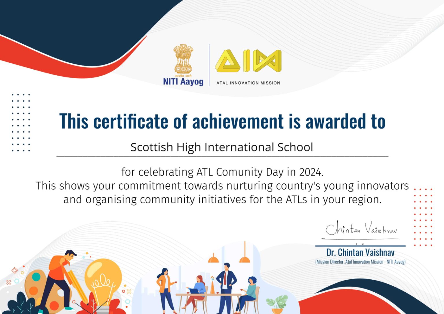 SCOTTISH HIGH’S YOUNG INNOVATORS CELEBRATE ATL COMMUNITY DAY 2024